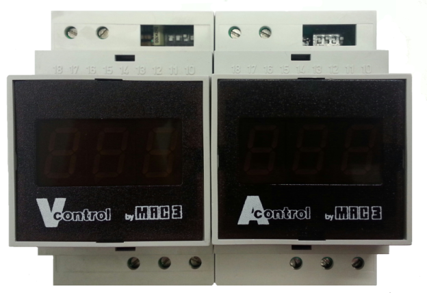 Digital Voltage & Current measurer - V-Control; A-Control ...